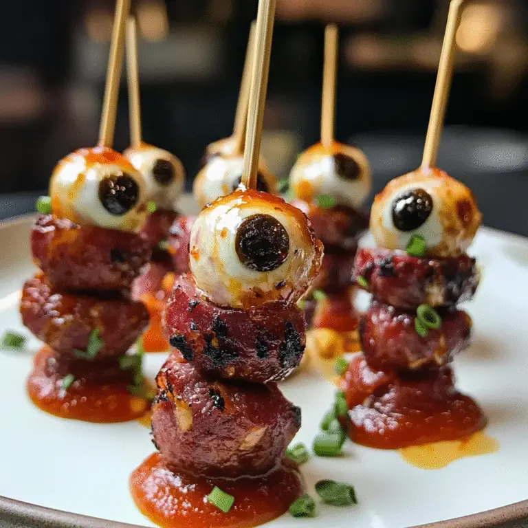 Fun Skewered Salami Eyeballs For Your Next Party Recipesbysofia
